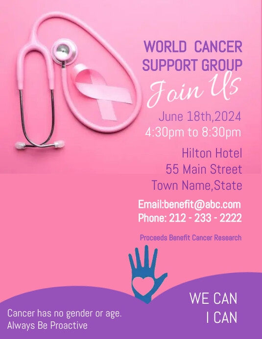 SUPPORT GROUP FLYER DESIGN Template | PosterMyWall