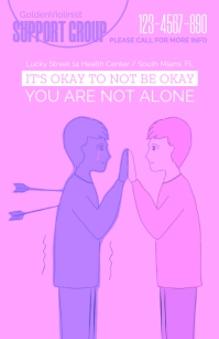 Support group flyer Template | PosterMyWall