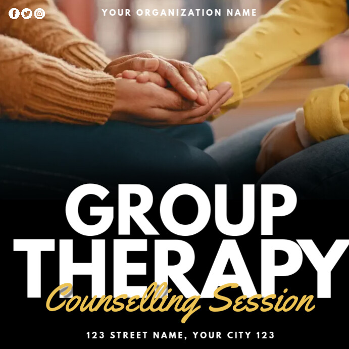 SUPPORT GROUP.A Template | PosterMyWall