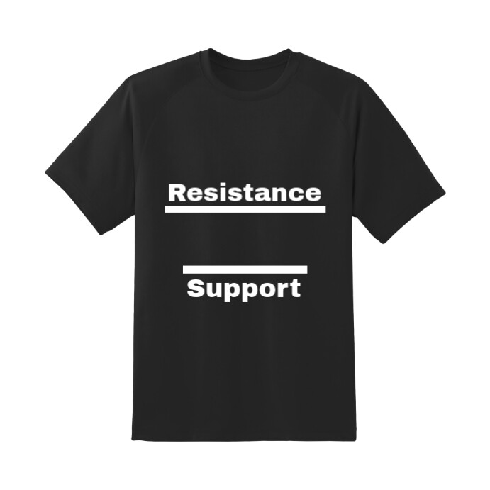 Support-Resistance T-Shirt Template | PosterMyWall