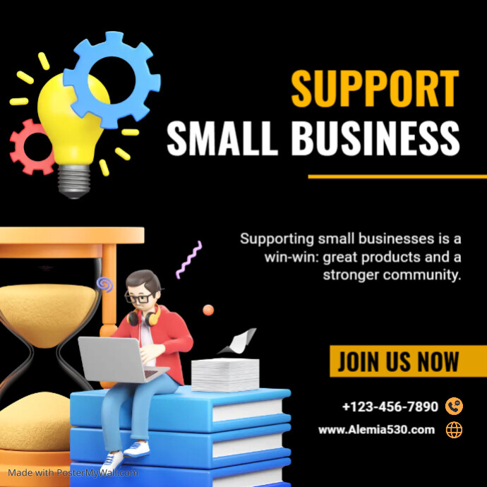 support small business Template | PosterMyWall