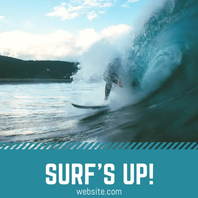 Surf Up Template | PosterMyWall