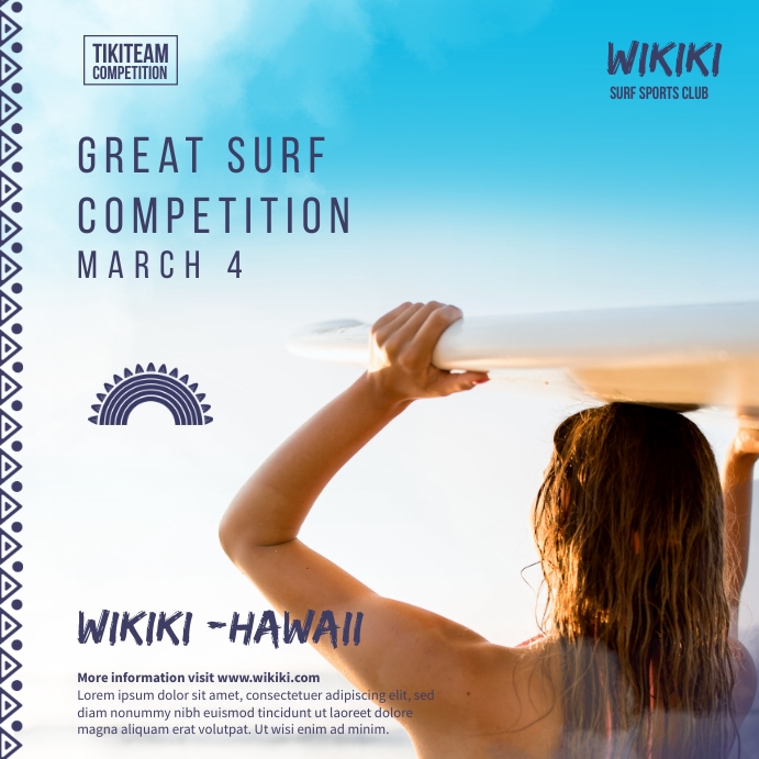 Copy of Surfing Ads | PosterMyWall