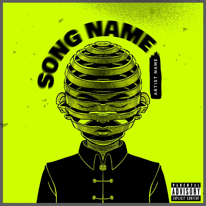 Surreal Illustration Album cover template | PosterMyWall