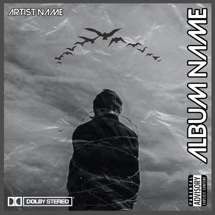 SURREAL MAN ALBUM COVER TEMPLATE | PosterMyWall