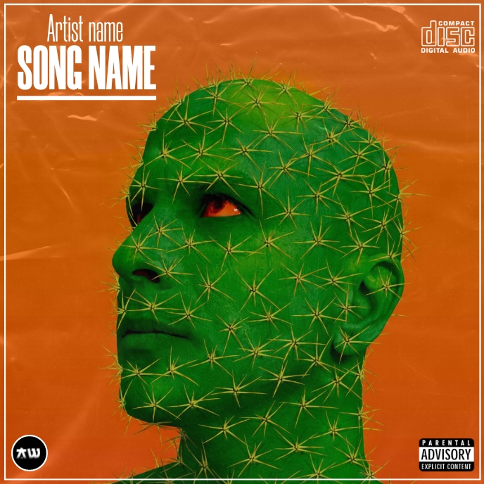 Surreal man album over template | PosterMyWall