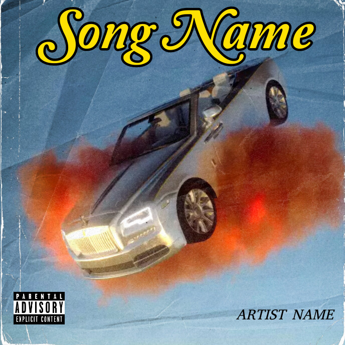 Surreal Rolls-Royce Album Cover Template | PosterMyWall