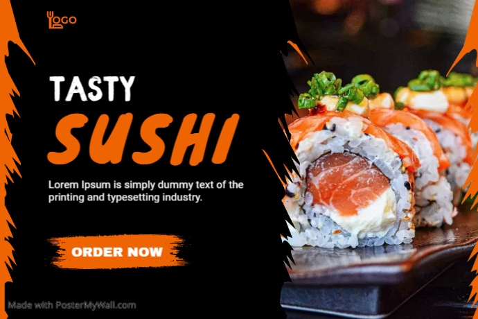 Sushi Ads Template | PosterMyWall