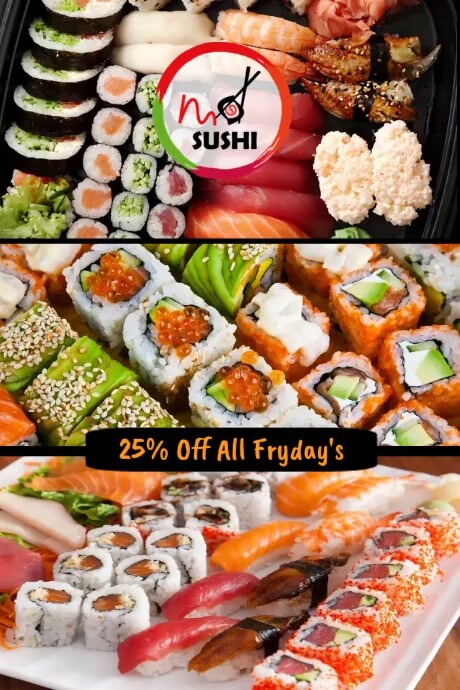 SUSHI Template | PosterMyWall