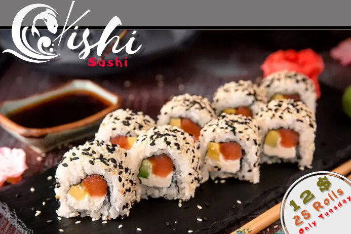 sushi Template | PosterMyWall