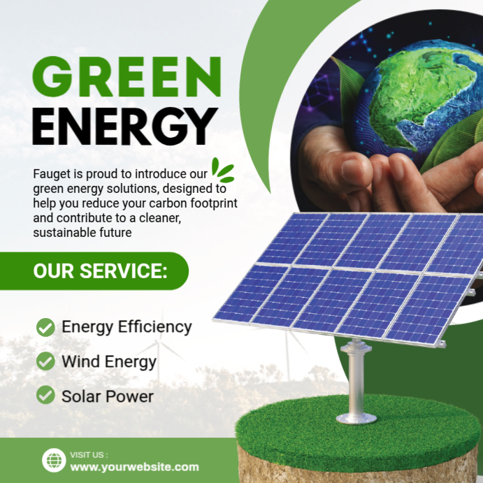 Plantilla de Sustainable Future Plan Instagram Post | PosterMyWall