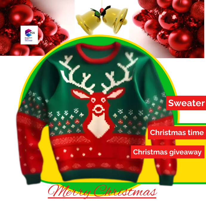 Sweater for Christmas Template | PosterMyWall