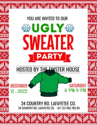 SWEATER PARTY INVITATION Template | PosterMyWall