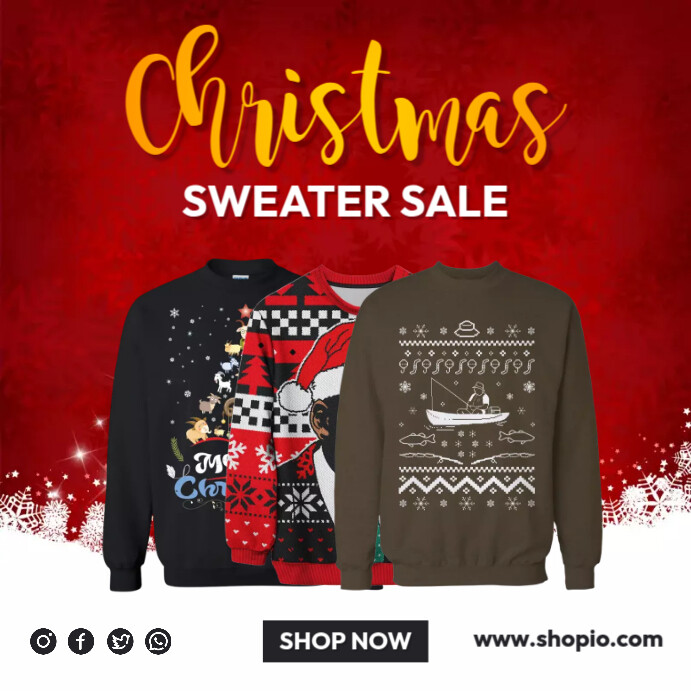 Sweater Sale Template | PosterMyWall