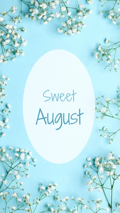 Copy of sweet august oval border instagram | PosterMyWall