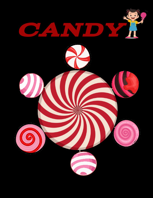 Plantilla de sweet candy | PosterMyWall
