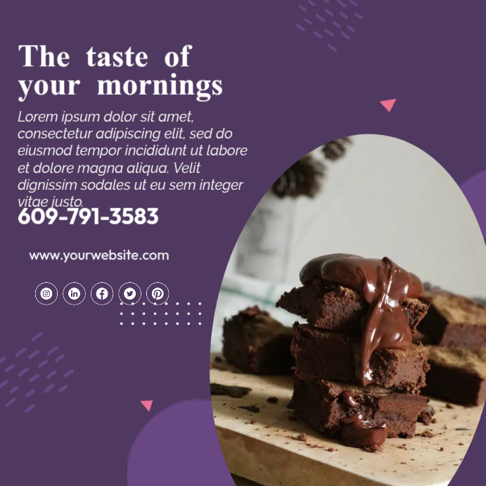 Sweet Dessert Menu Template | PosterMyWall
