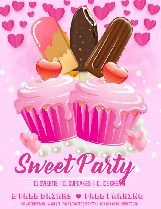 Sweet Party Template | PosterMyWall