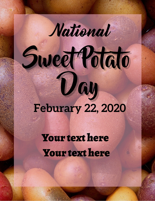 sweet potato, event Template | PosterMyWall