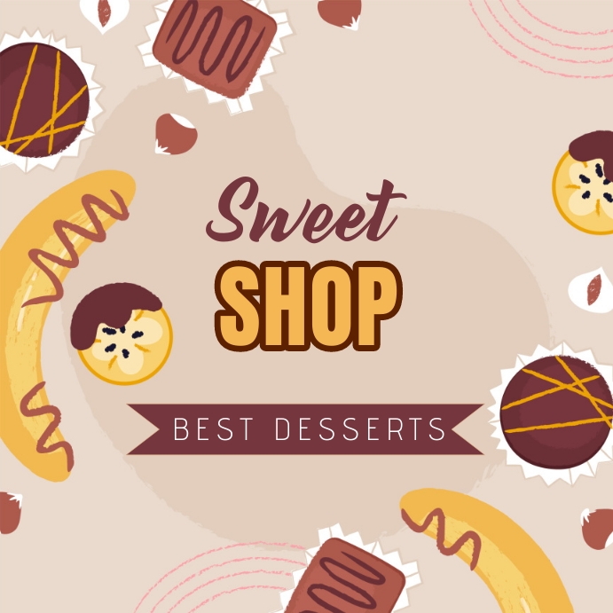 SWEET SHOP Template | PosterMyWall