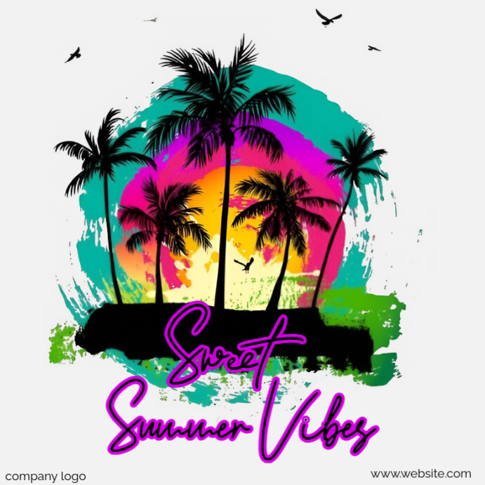 sweet summer vibes Template | PosterMyWall