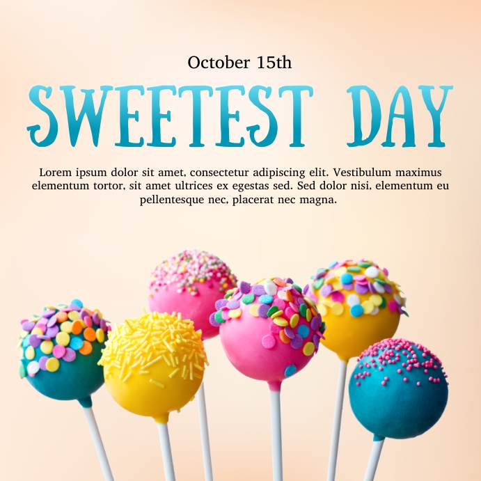 Sweetest Day, Celebrations Template | PosterMyWall