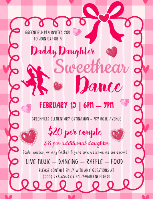 Sweetheart Dance Flyer Template | PosterMyWall