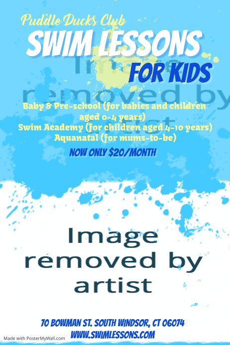 swim lessons Template | PosterMyWall