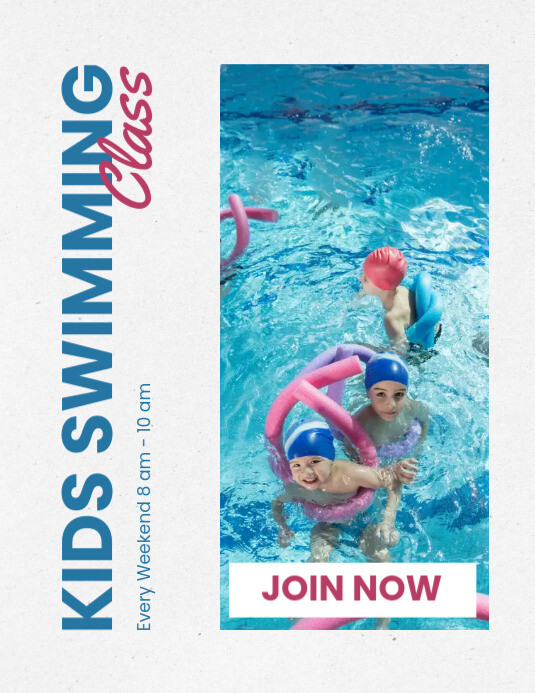 swimming class template | PosterMyWall