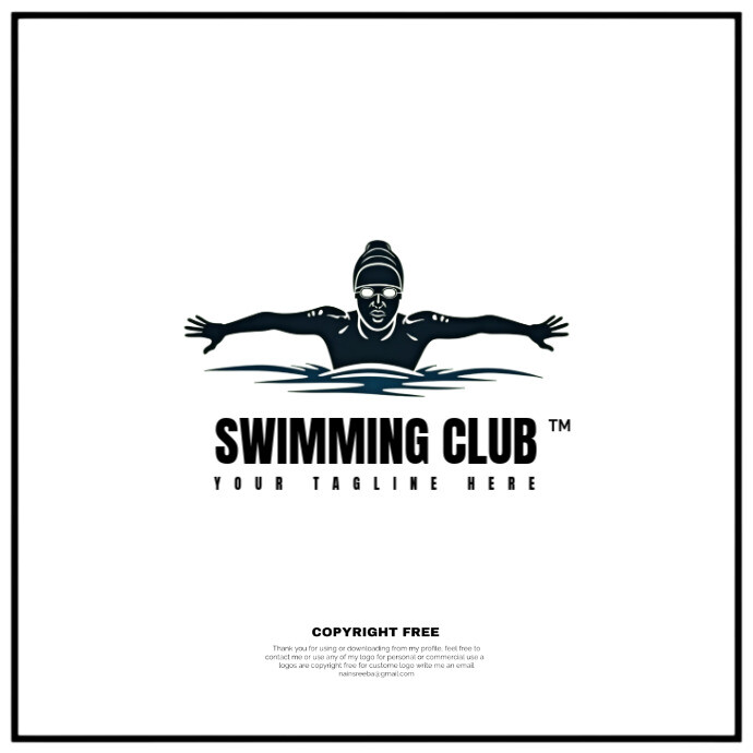 Plantilla de Swimming club logo | PosterMyWall
