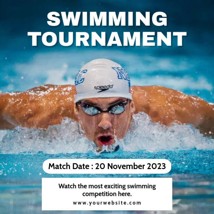 swimming Template | PosterMyWall