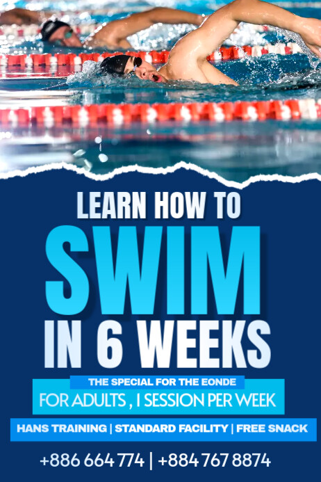 swimming Template | PosterMyWall