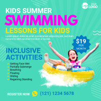 Keep Swimming Template | PosterMyWall