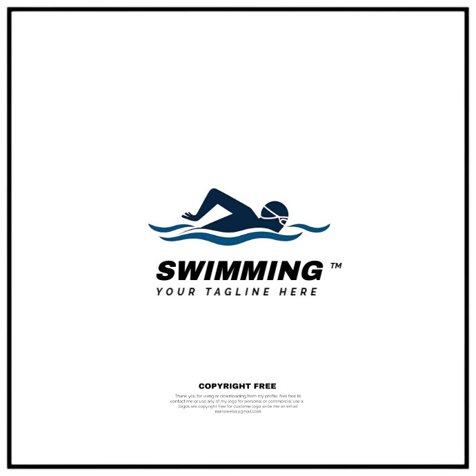Swimming logo Template | PosterMyWall