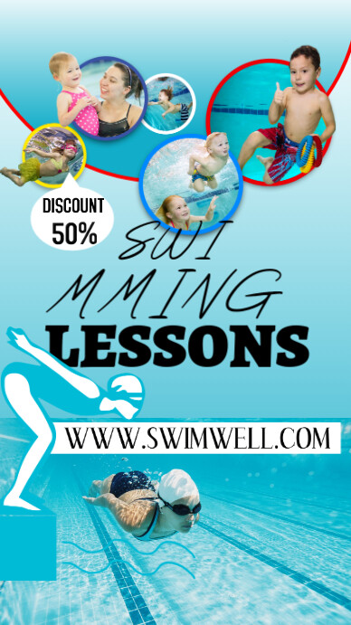 Copy of Swimming template | PosterMyWall