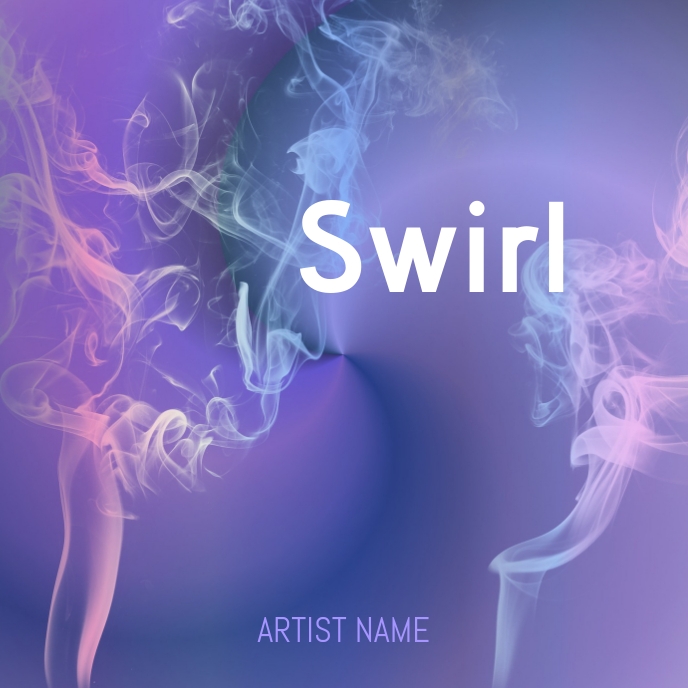 Swirl ALBUM ART 2 Template | PosterMyWall