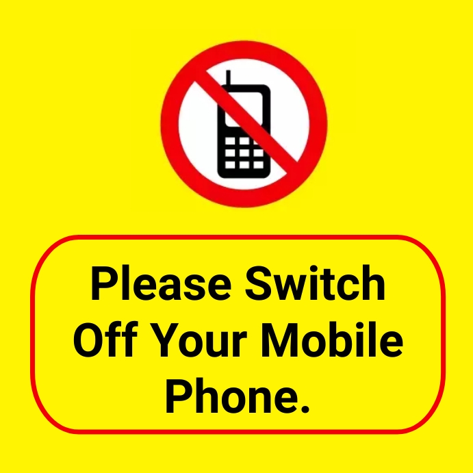 Plantilla de switch off mobile phone notice | PosterMyWall