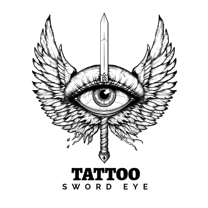Copy of Sword eye tattoo | PosterMyWall