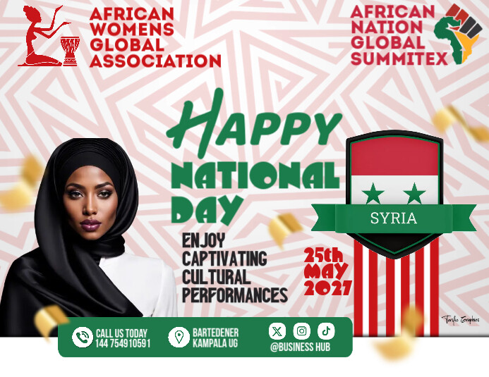 Syria National Day Template | PosterMyWall