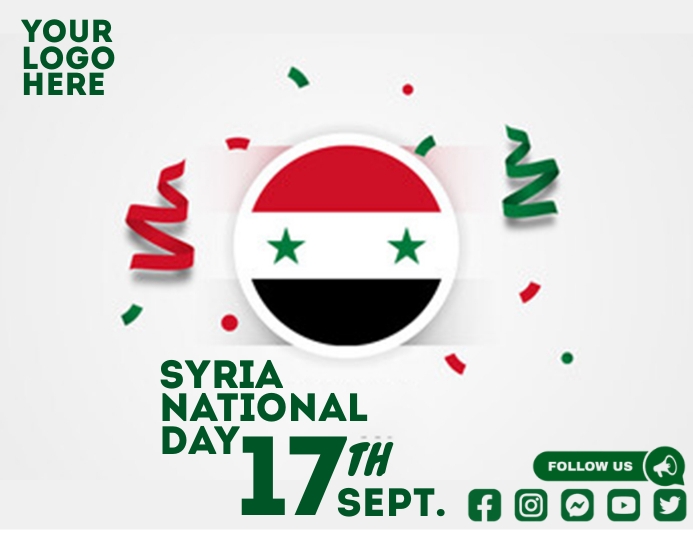 syria national day Template | PosterMyWall