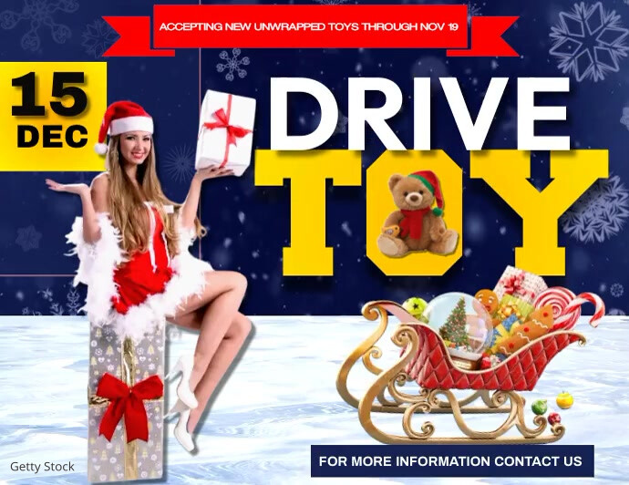 Toy drive flyer Template | PosterMyWall