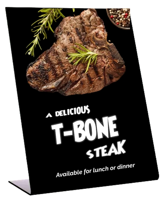 Copy of T-Bone, Counter Sign | PosterMyWall