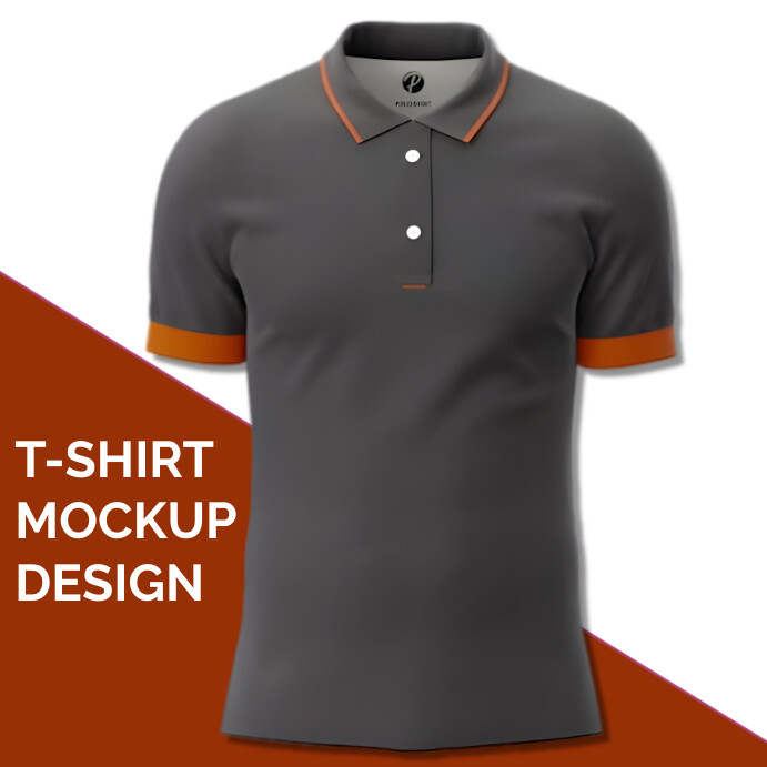 Modèle T-shirt mockup design template | PosterMyWall