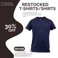 t-shirt offer Template | PosterMyWall