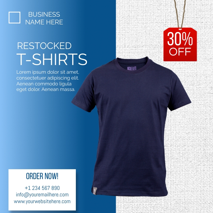 t-shirt sale Template | PosterMyWall