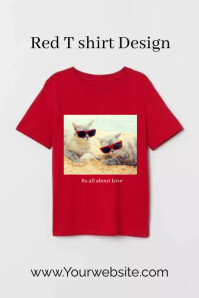 red t shirt Template | PosterMyWall