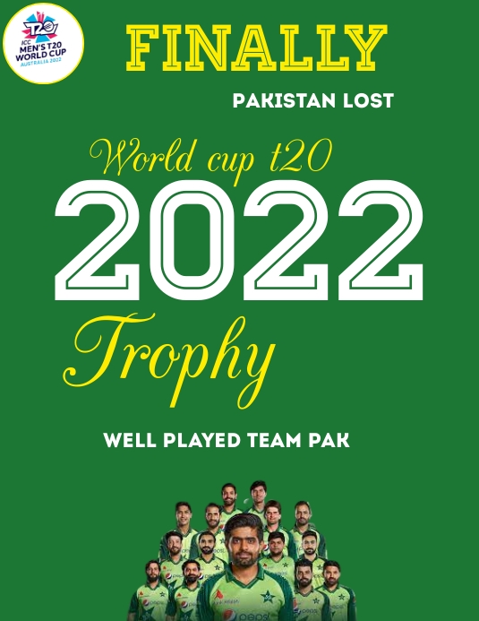 t20 world cup,t20 world cup 2022 final winner Template | PosterMyWall