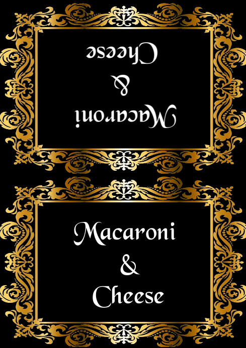 Copy of Table/Food Name Template | PosterMyWall