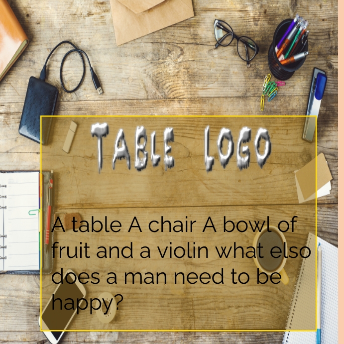 Table Logo Template | PosterMyWall