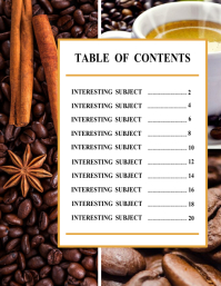 Free Table of Content Templates | PosterMyWall
